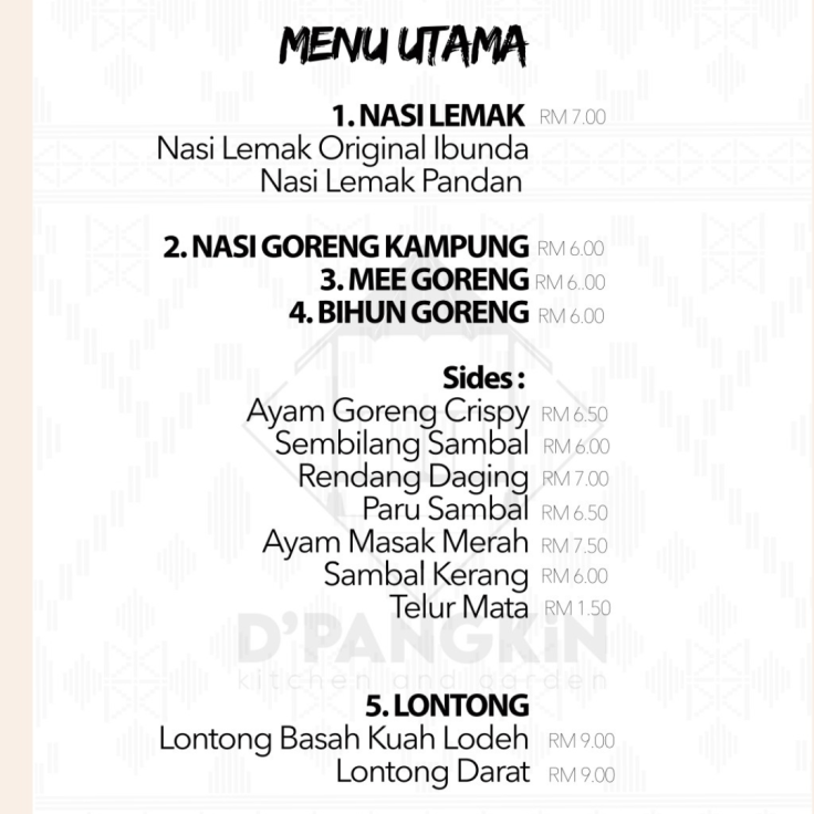 Sarapan Dalam Kebun di D’Pangkin Kitchen & Garden, Nilai, Negeri ...