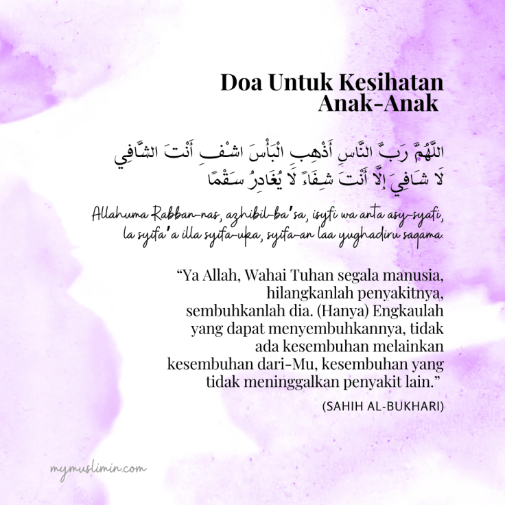 9 Doa Indah Untuk Anak-Anak – mymuslimin.com